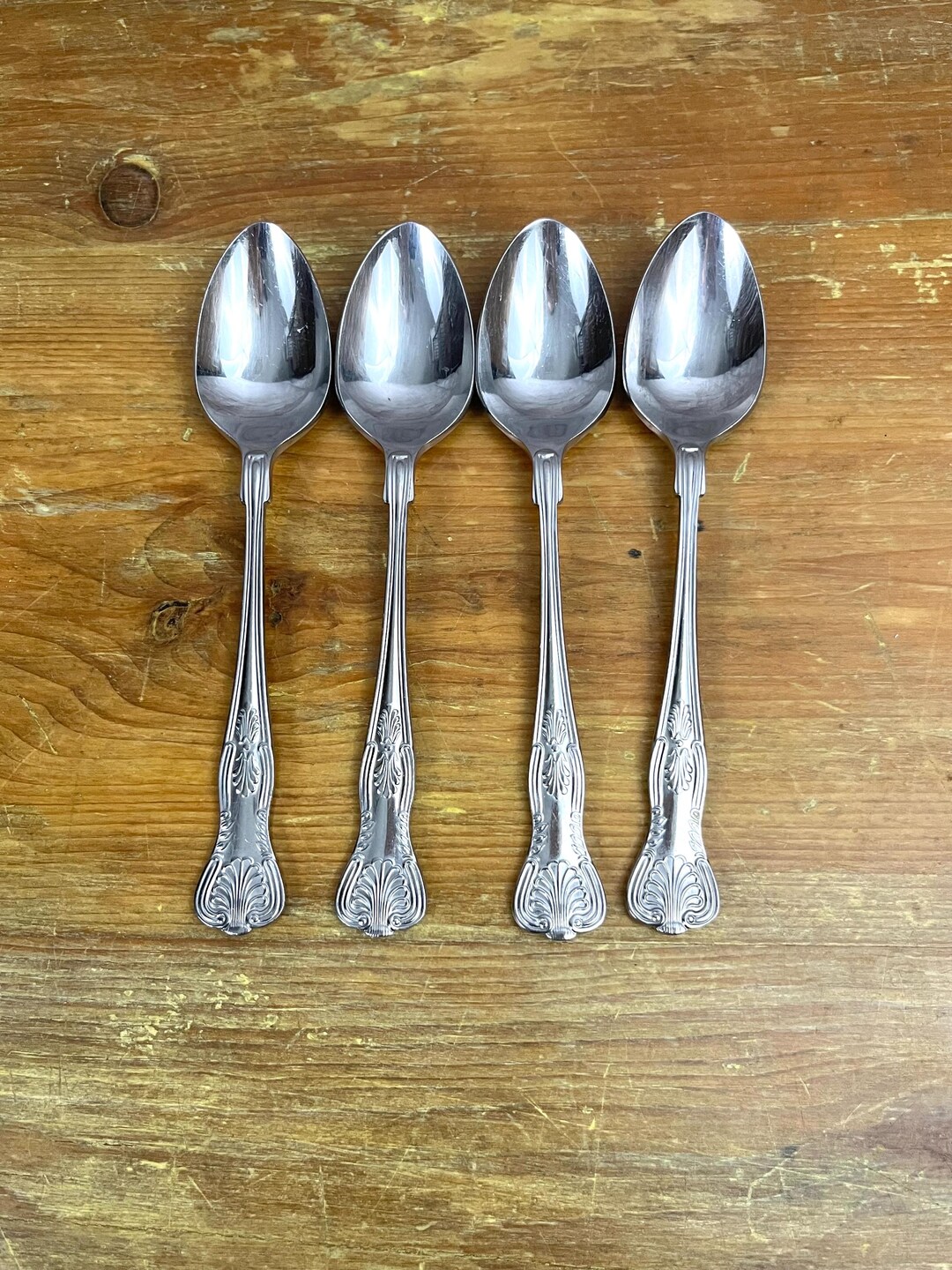 Vintage "kings" Pattern by Serco Stainless Japan Set of 4 or 2 ...
