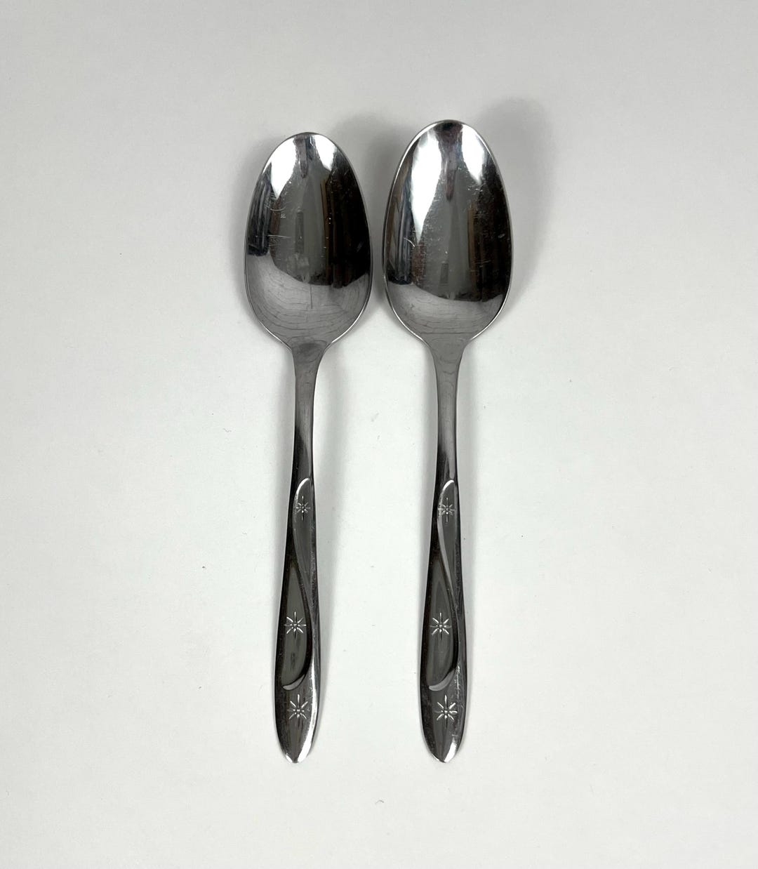 Vintage "american Star" Stainless Spoons Flatware Mid Century Atomic ...