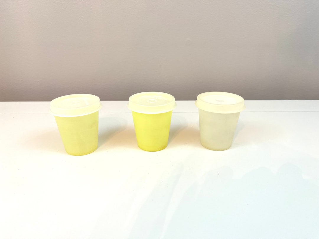 Vintage Mini Storage Tupperware 2 Inch Tall 101-24 Size - Etsy