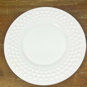 Vintage Imperial Glass Hobnail Dessert Plates Salad Plates Multiple ...
