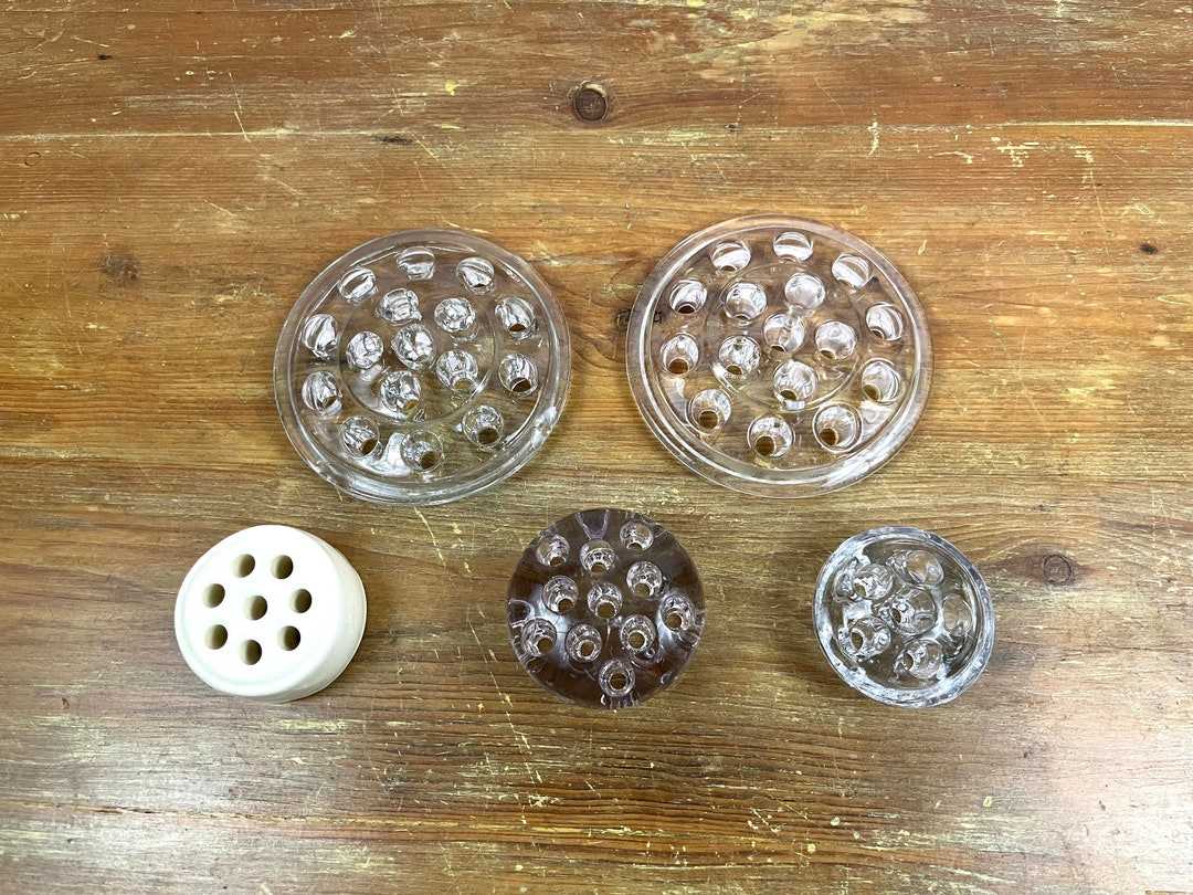 Vintage Glass Flower Frogs Various Sizes Sold Individually Perfect for ...