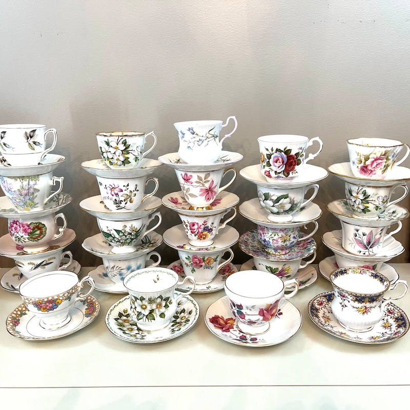 Teacup Set - Etsy
