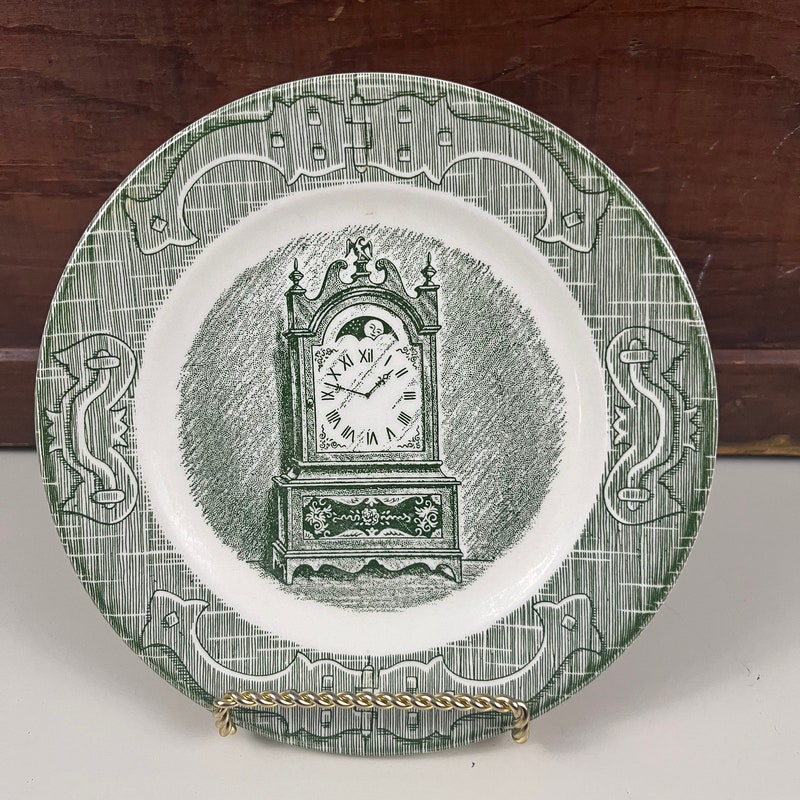 Green Transferware - Etsy