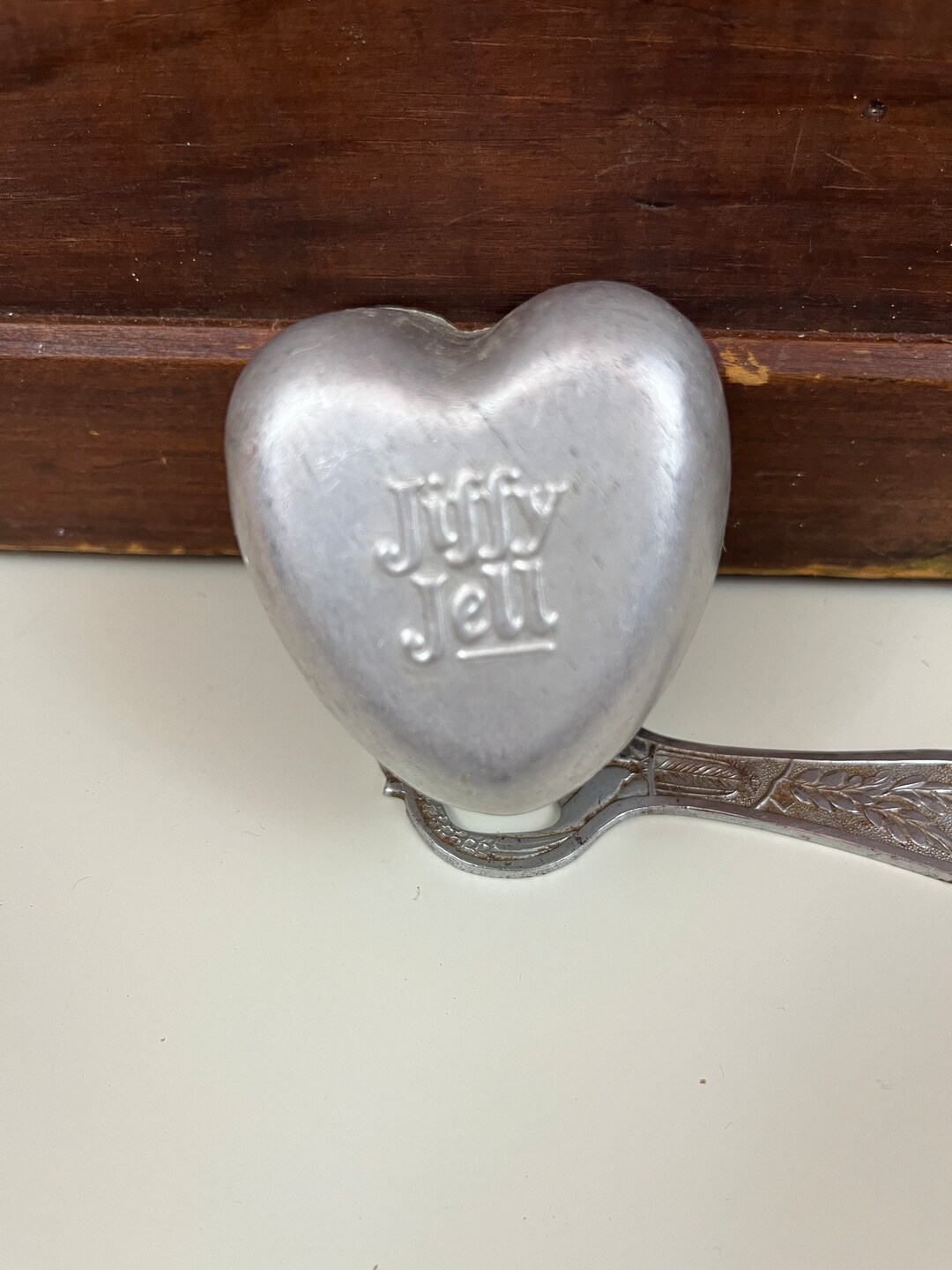Vintage Jiffy Jell Jello Aluminum Moulds Heart Shaped Moulds Craft ...