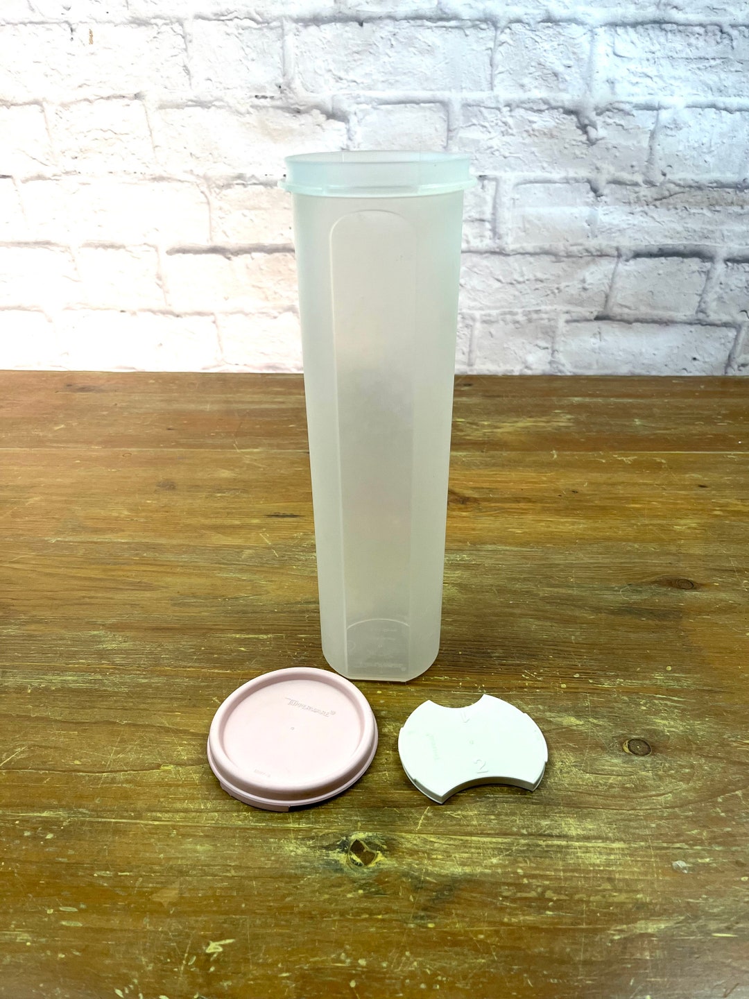 Vintage Pink Spaghetti Storage Tupperware Modular Mates Comes With ...