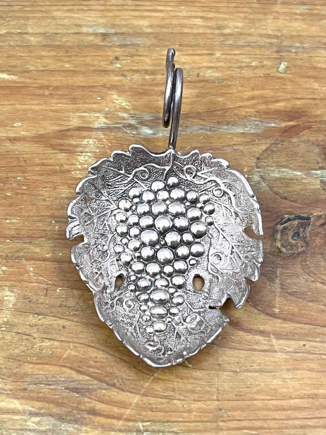 Vintage Loose Tea Sifter Grape Leaf Shaped Tea Strainer - Etsy