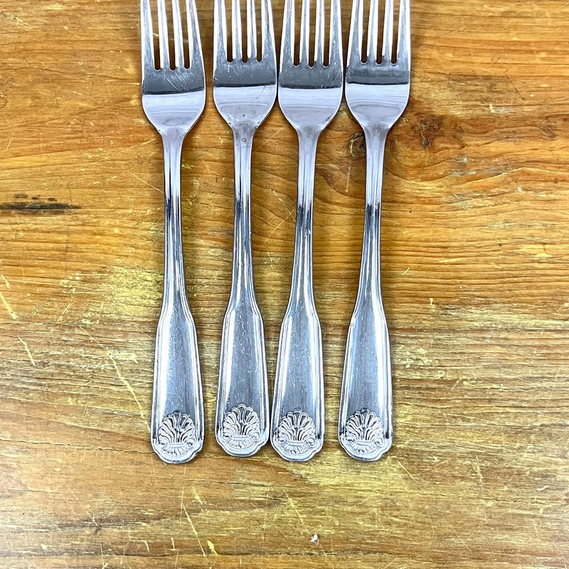 Vintage Shell Silverware - Etsy