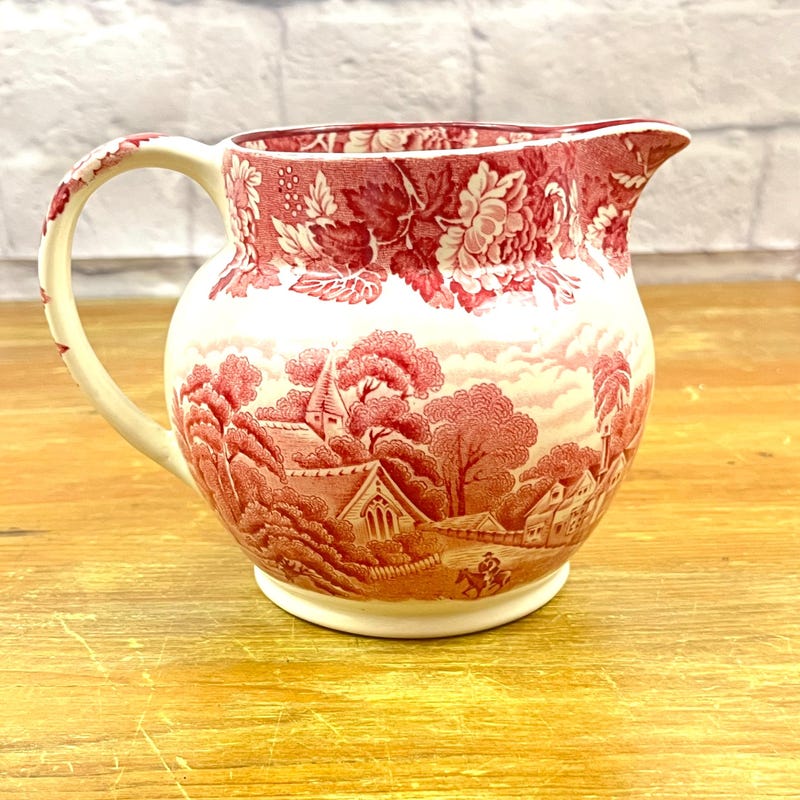 Pink Transfer Ware - Etsy