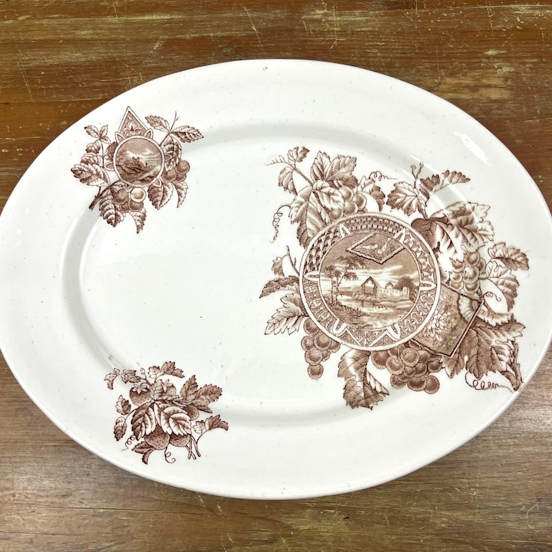 Brown Platter - Etsy