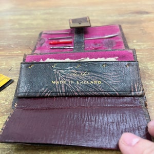 Antique Needle Case Kit W Hall & Co. Ltd Studley Redditch Locking Case ...