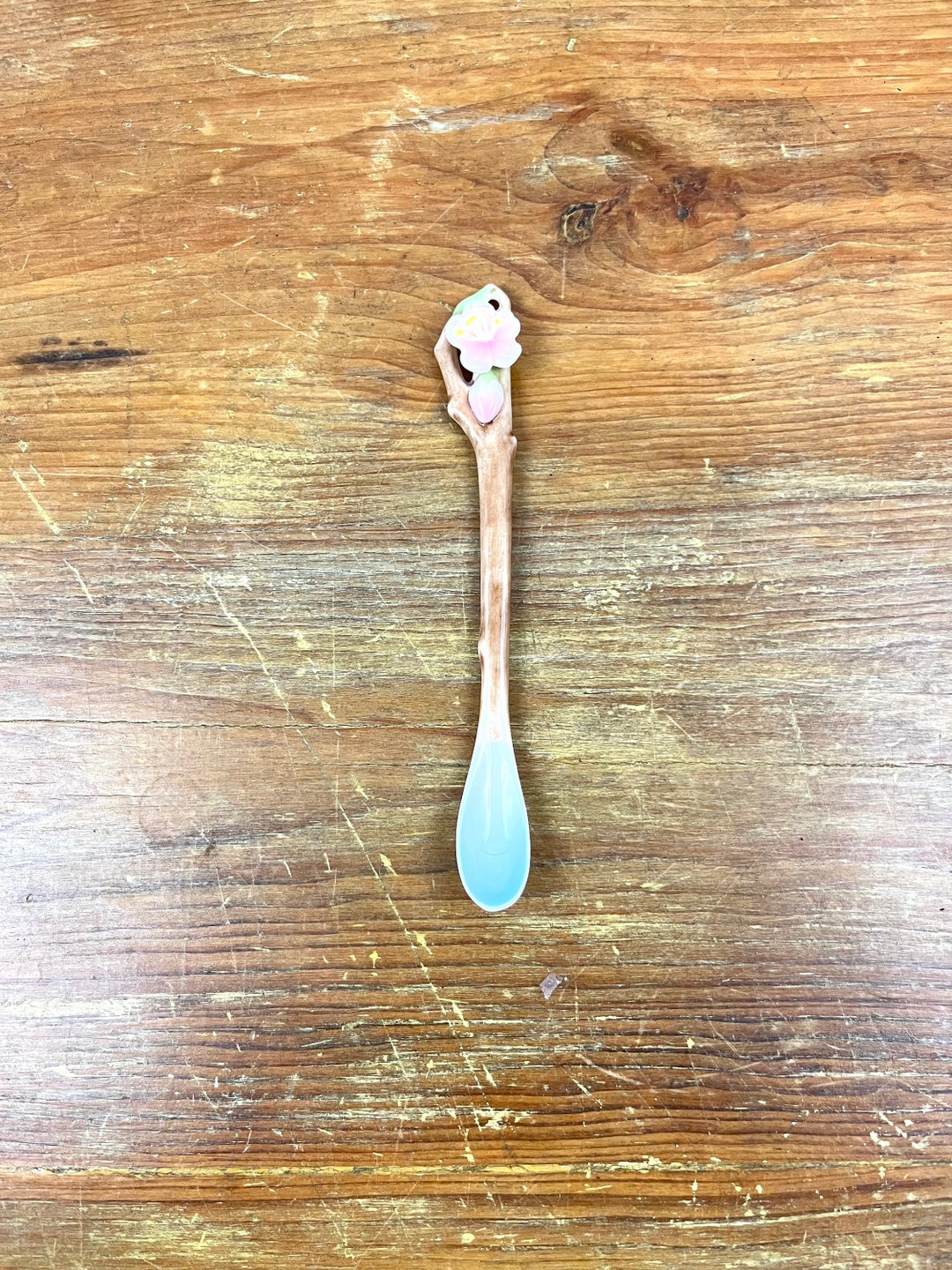 Vintage Porcelain Flower Themed Teaspoon Tea Party Spoon Gift for ...