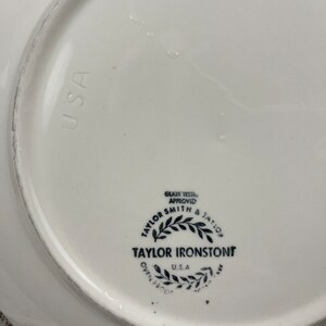 Vintage Taylor Smith Taylor Yorkshire Brown Transferware Dinner Plates ...