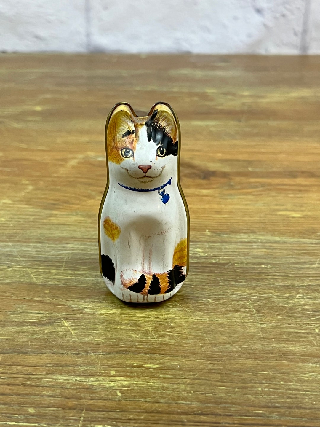 Vintage 90s Cat Tin Dana Kubrick Hunky Dory Gift for Cat Lover Hide ...