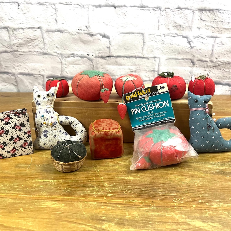 Large Red Pin Cushion - Etsy