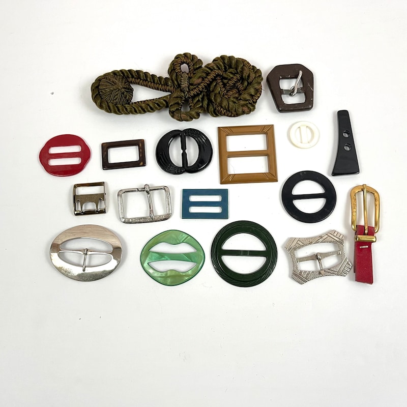 Vintage 1940s Buckle - Etsy