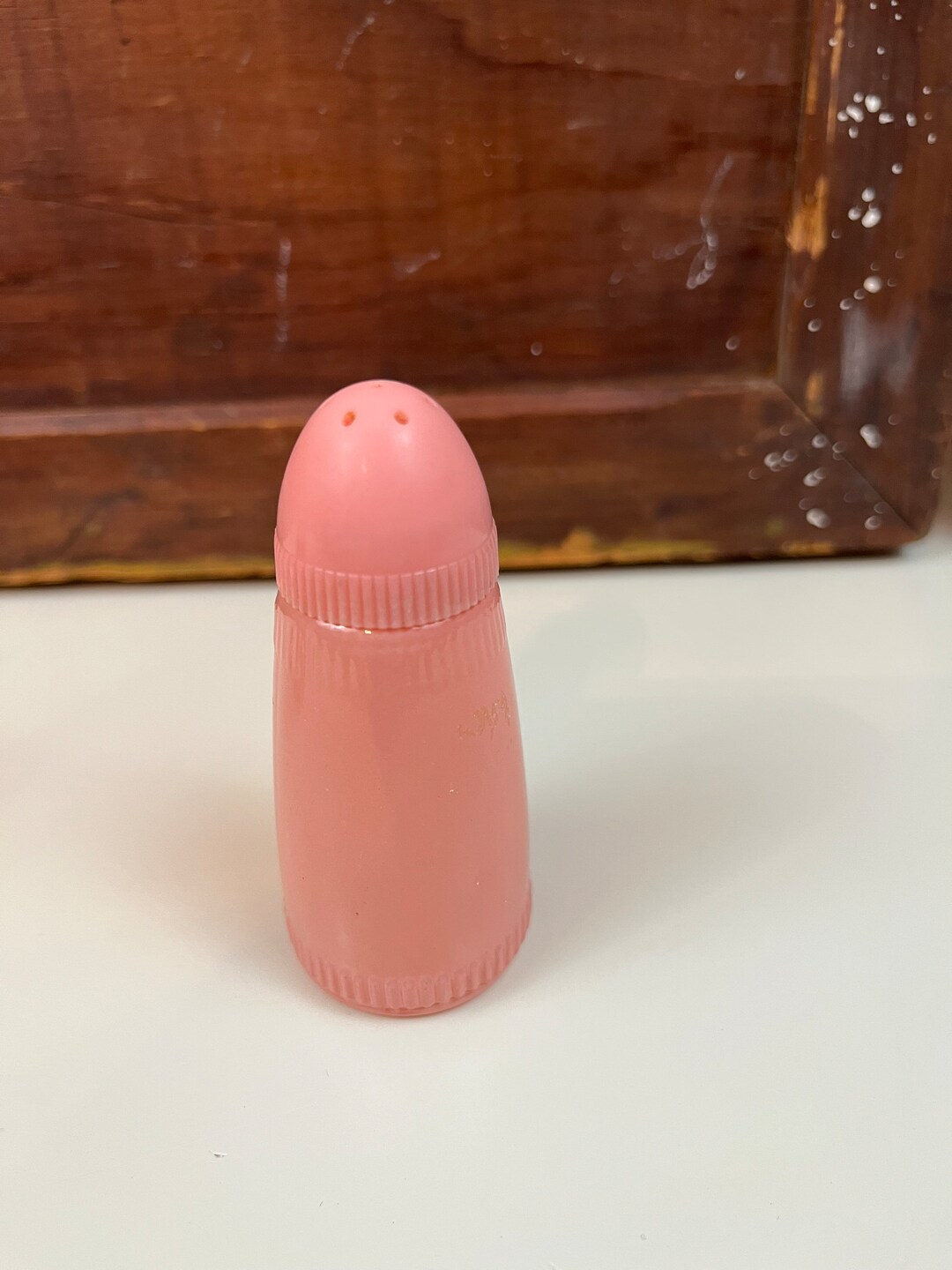 Vintage Pink Salt Shaker 1950s Pink Kitchen Decor and Table Ware Pink ...
