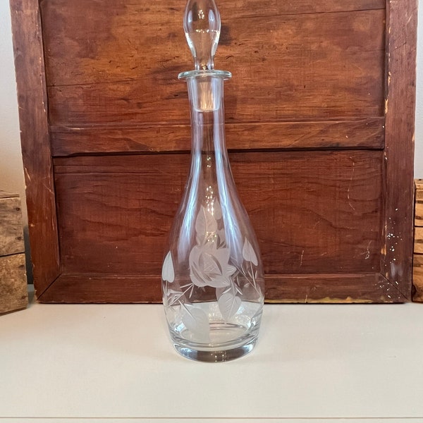Vintage Wine Decanter - Etsy