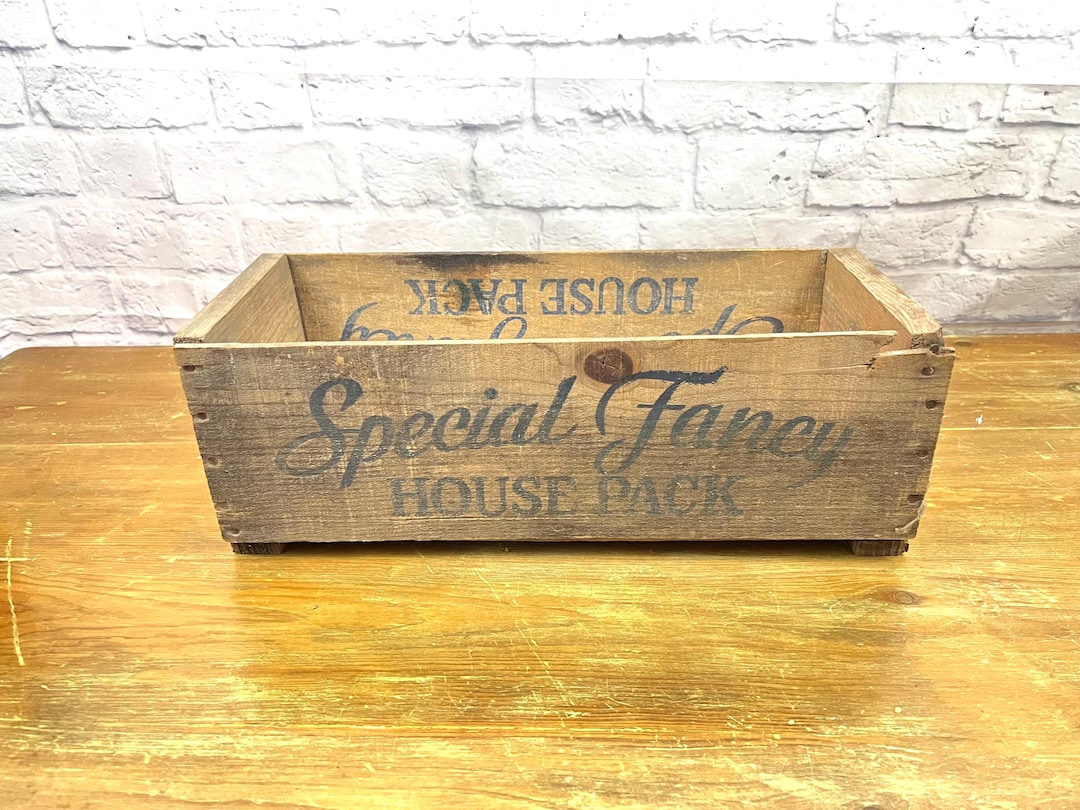 Vintage “special Fancy House Pack” Crate Fruit Crate Grocery Crate for ...