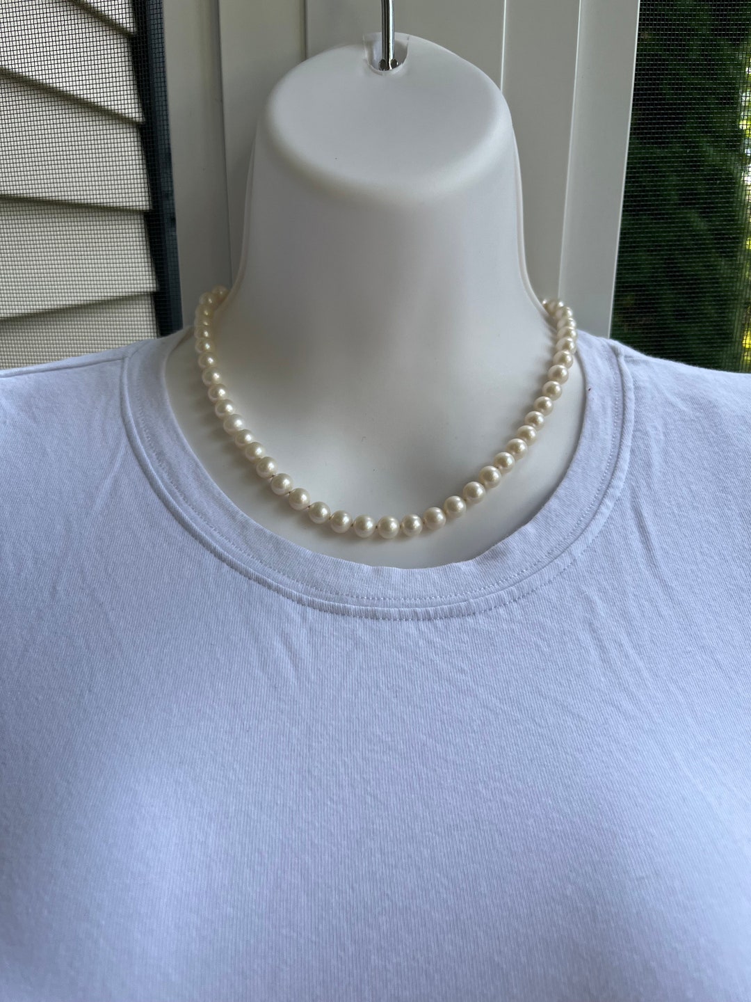 Lovely Faux Pearl Choker Necklace Prom Evening Out Classic Addition to ...