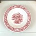 Royal Ironstone Memory Lane Red Transferware Dinnerware Serving Bowl ...