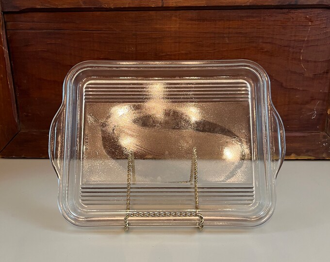 Vintage Pyrex 502-C Clear Glass Ribbed Refrigerator Dish Replacement ...