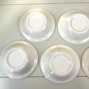 Royal Ironstone Memory Lane Red Transferware Dinnerware Fruit Bowls ...