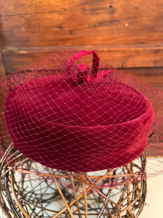 Vintage Red 1950s Hat Netting & Ribbon Christmas Hat Red Hat - Etsy