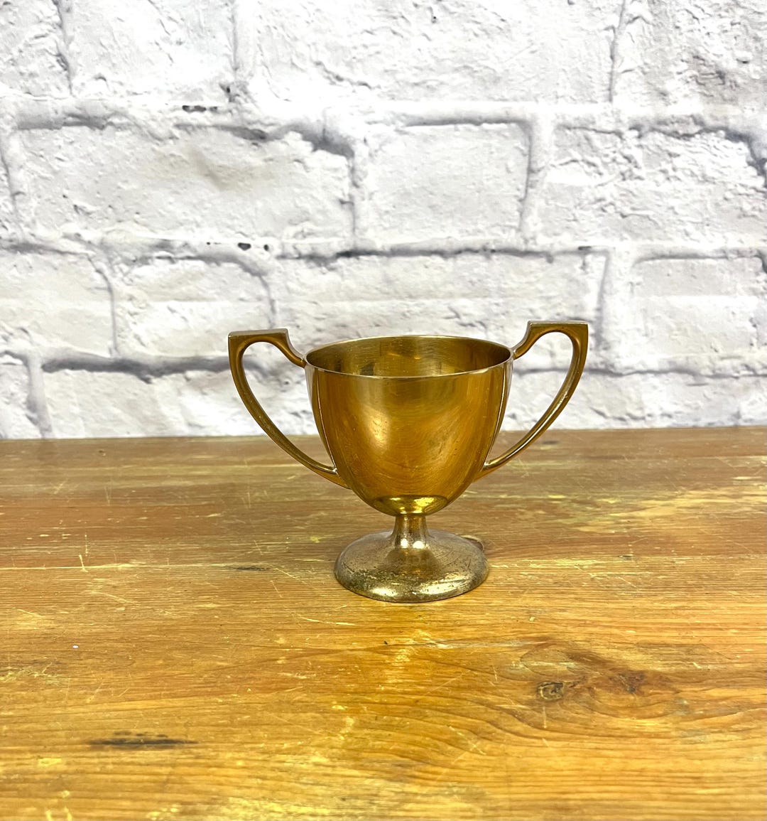 Vintage Trophy Shaped Sugar Bowl Dirigold Dirlyte Goldenware Serving ...