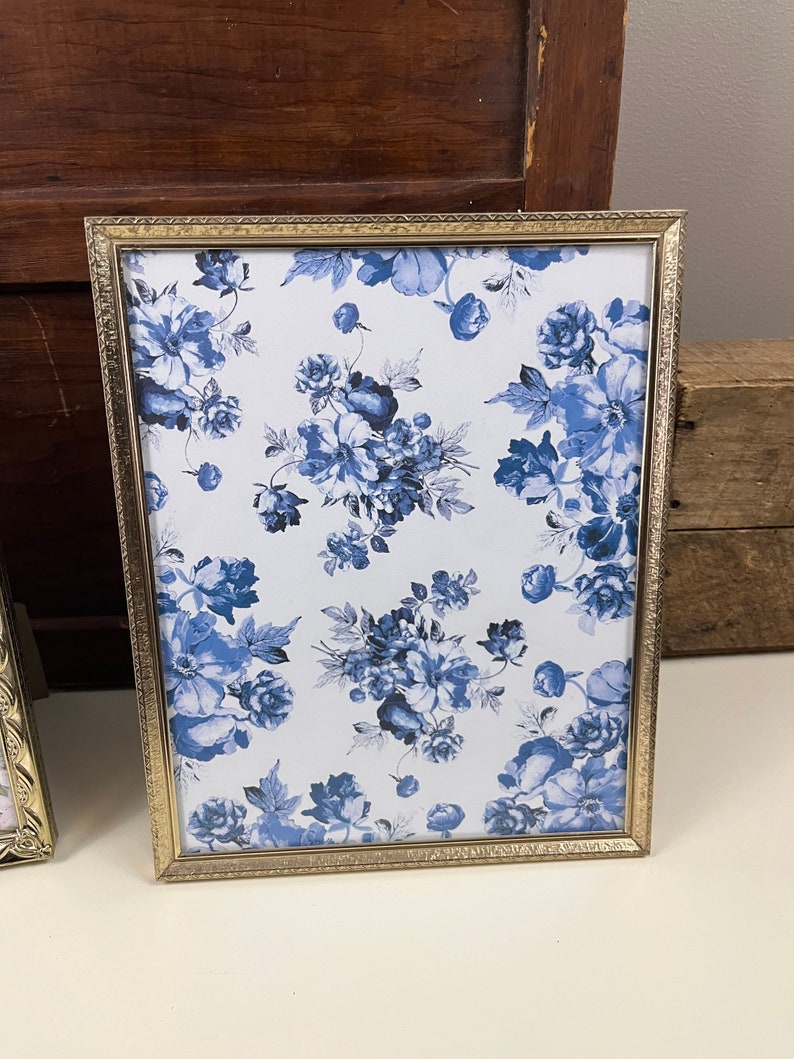 Vintage 8 X 10 Gold Picture Frame Scalloped Edge or Wavy Edge - Etsy