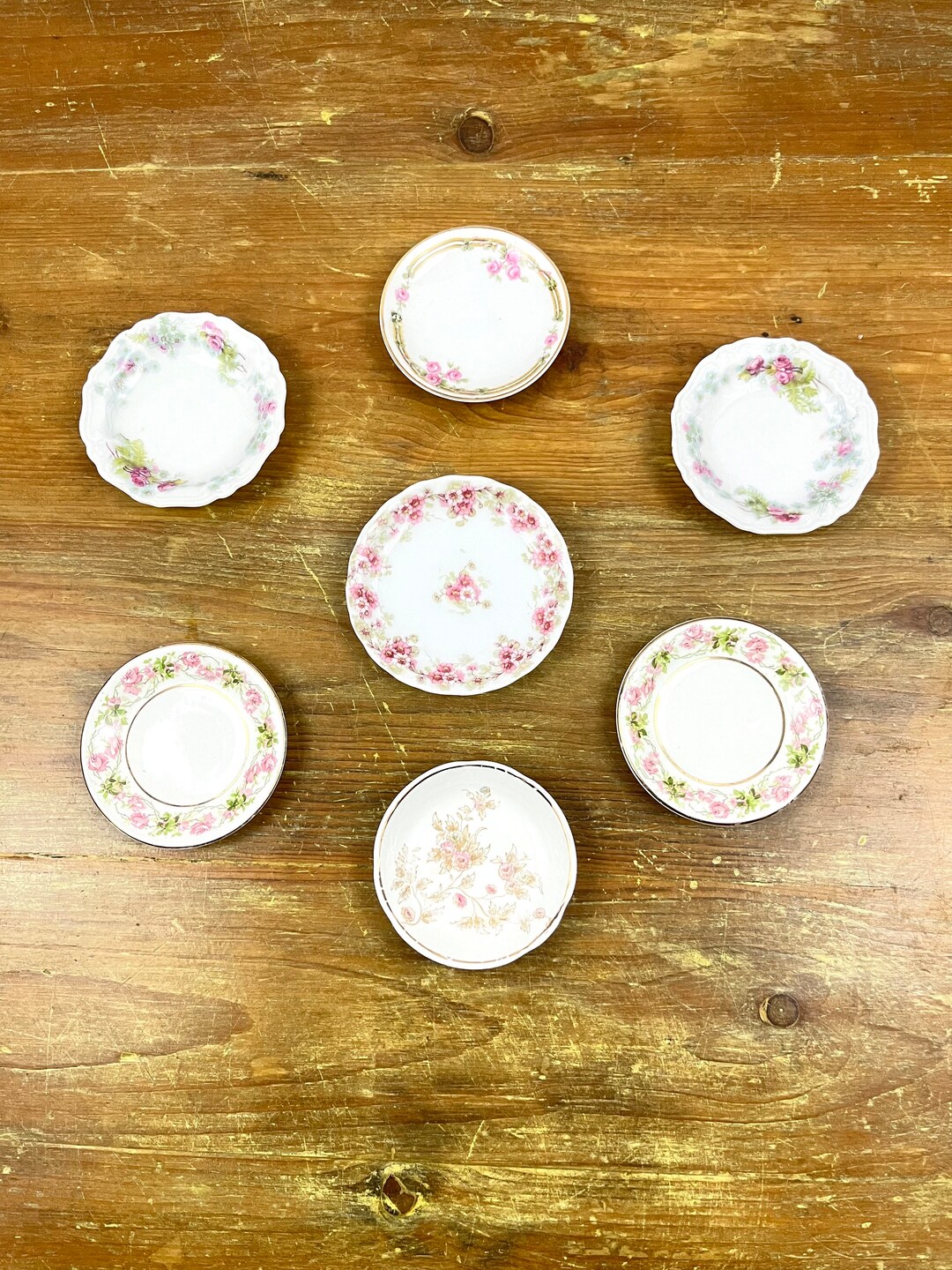 Vintage Butter Pat Mini Wall Plate Decor Johnson Brothers Limoges Royal ...