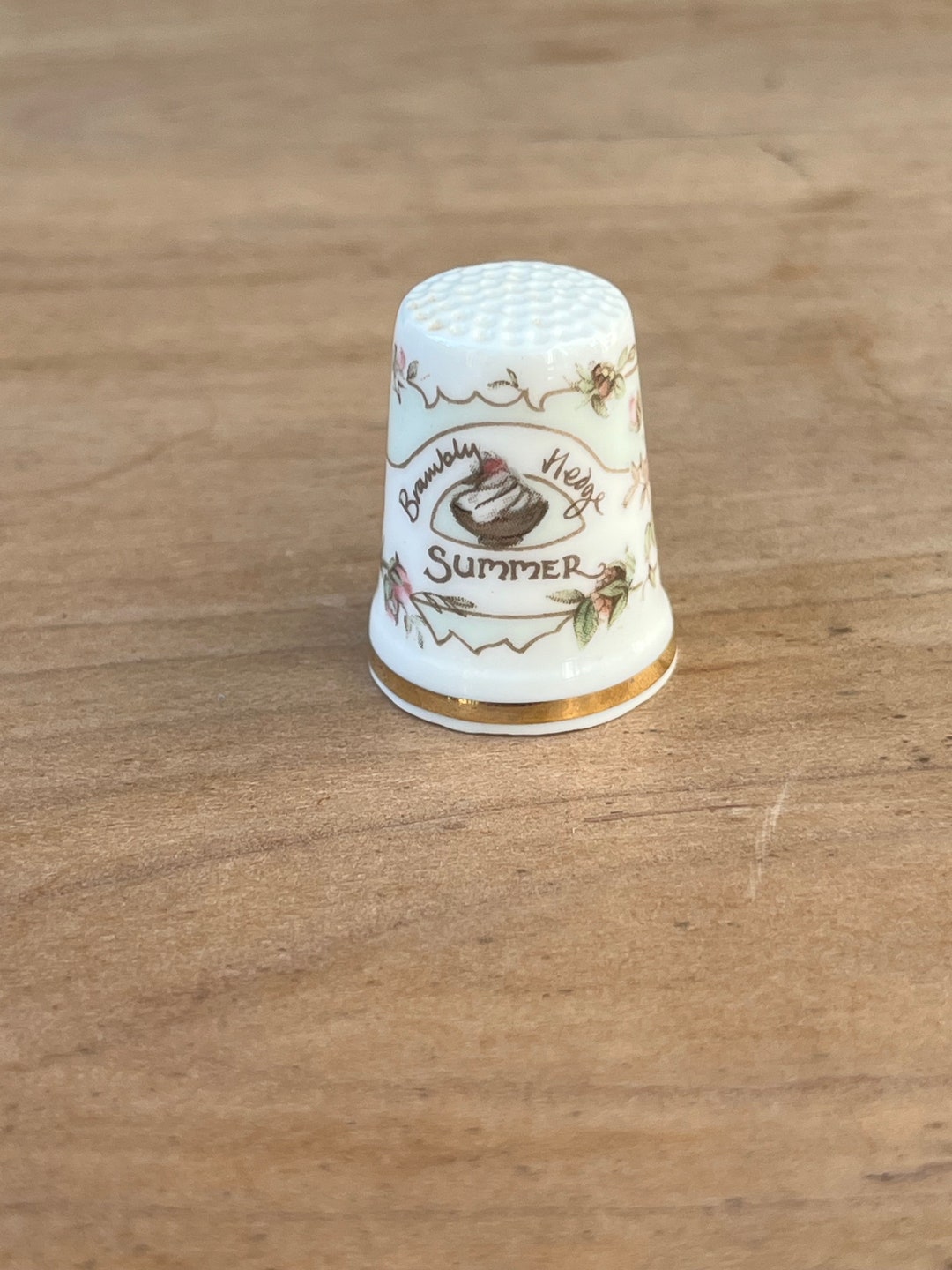 Vintage Brambly Hedge "summer" Thimble Jill Barklem 1982 - Etsy