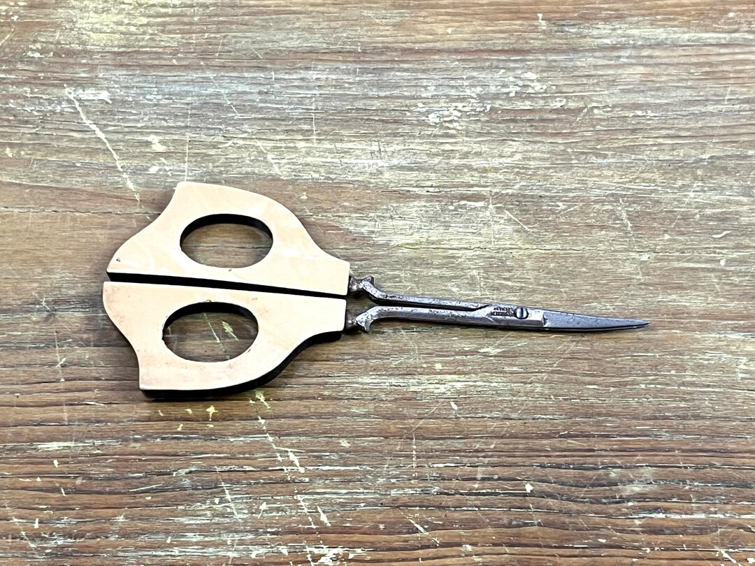 Vintage Hersschere Scissors Sewing Scissors Quilting Scissors Two Toned ...