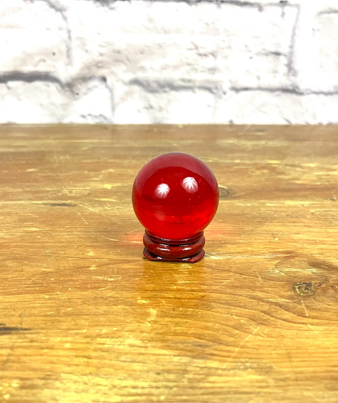 Red Naga Eye Ball Crystal Amulet for Spells and Lucky Charms - Etsy