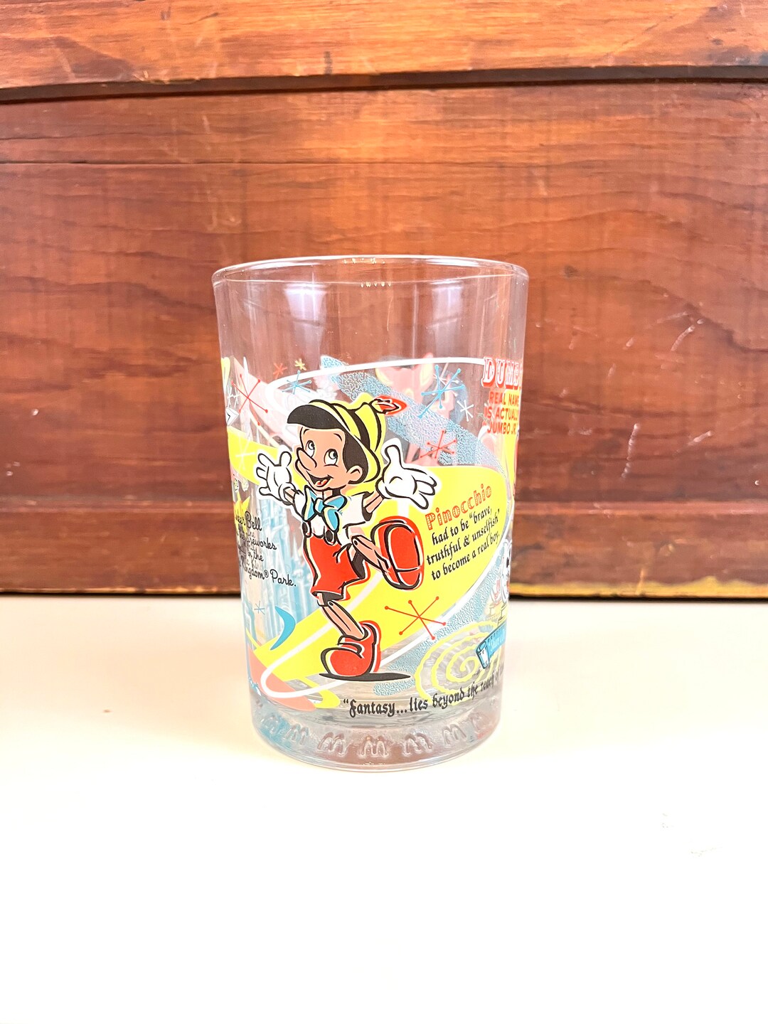 Retro Disney 100 Year Anniversary Drinking Pinocchio, Bambi Cinderellas ...