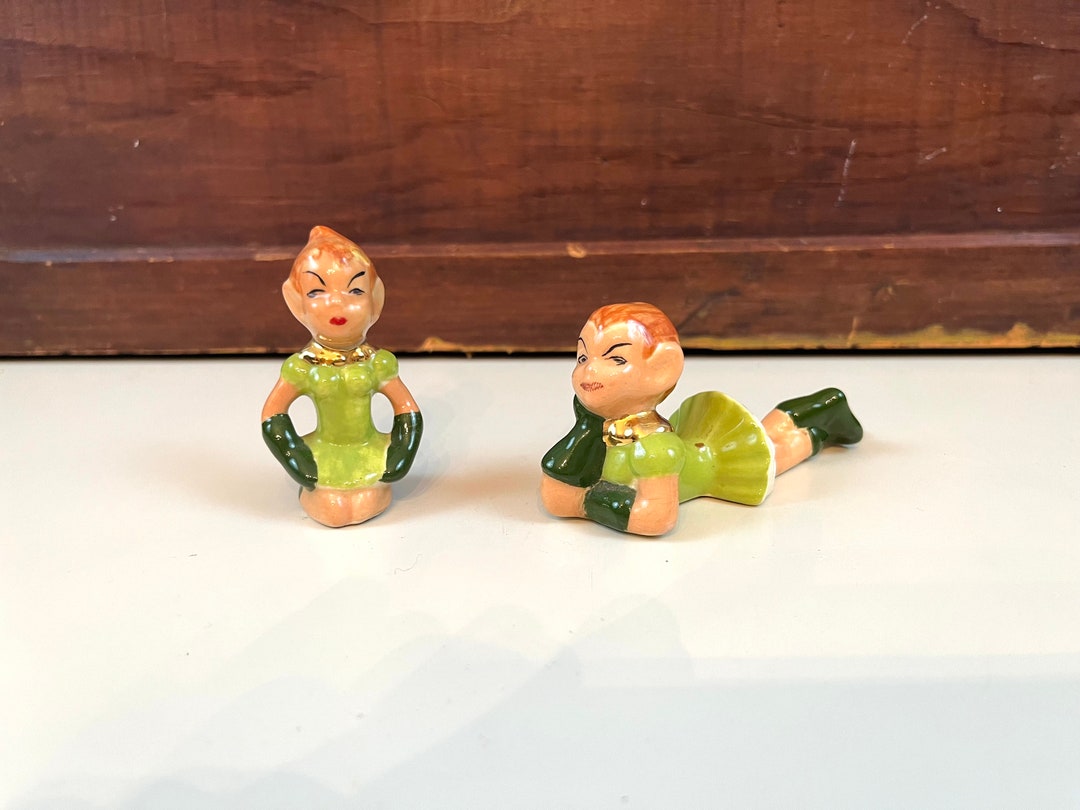 Vintage Female Christmas Pixie Vixen Pixie Women Wise and Mischievous ...