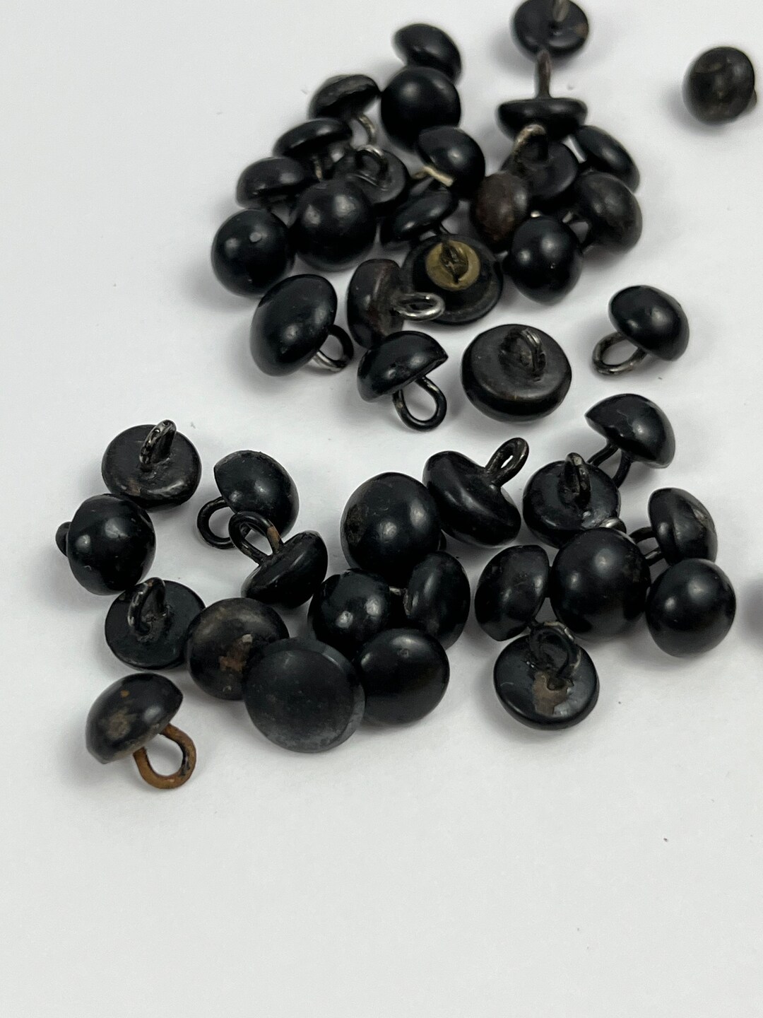 Vintage Shoe Buttons Victorian Shoe Buttons Set of 35 or 42 - Etsy UK