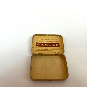 Vintage Anacin and Aspirin Tin Pill Carrying Case Collectible Pharmacy ...
