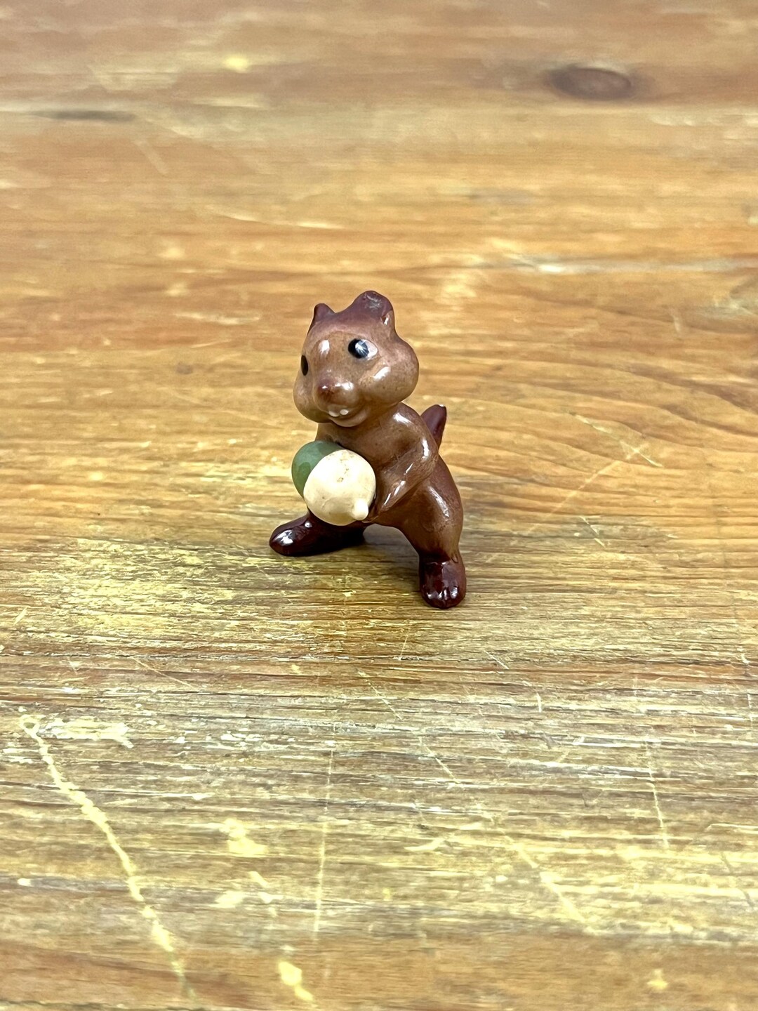 Vintage Hagen Renaker Chipmunk Holding an Acorn Gift for Chipmunk ...
