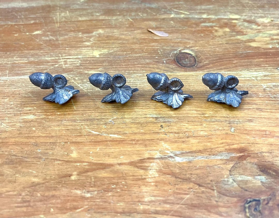 Vintage Cast Metal Acorn Pieces Upcycle Project Frame Fall Table Decor ...