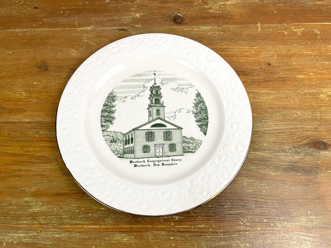 Vintage Commemorative Wentworth Congregational Church Historic 200 Year ...