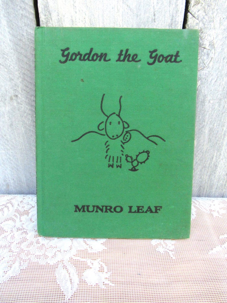Gordon the Goat, Munro Leaf, First Edition 1944, Children's Storybook ...