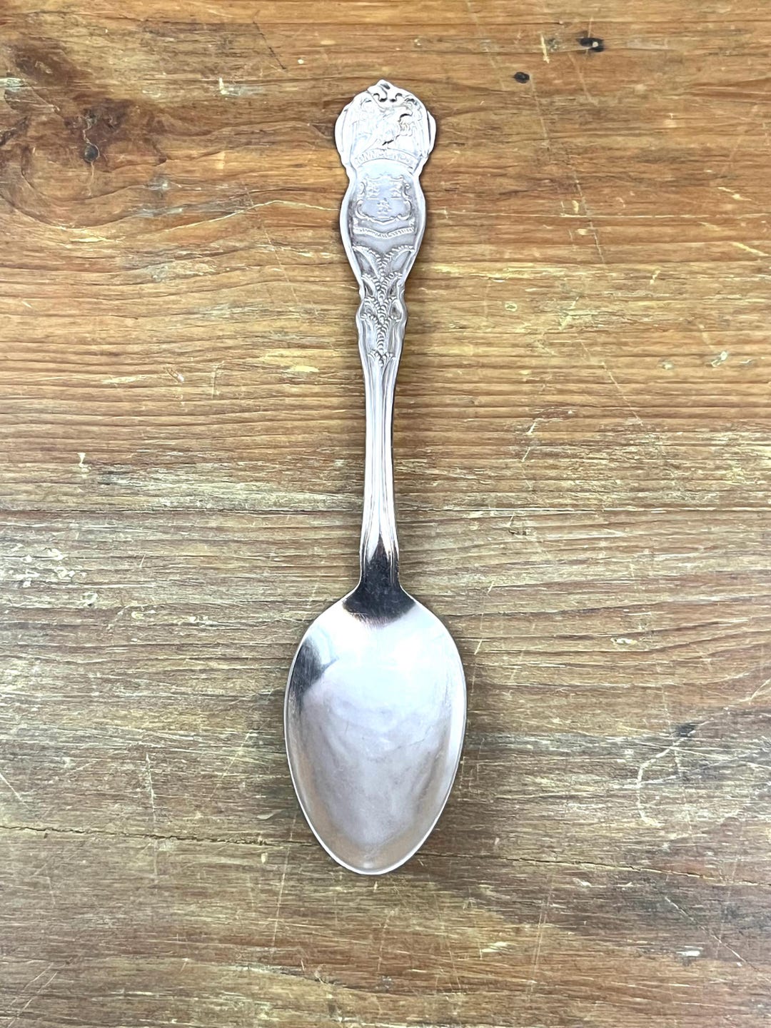 Vintage Silverplate CT Collectible Spoon Connecticut WM Rogers and Son ...