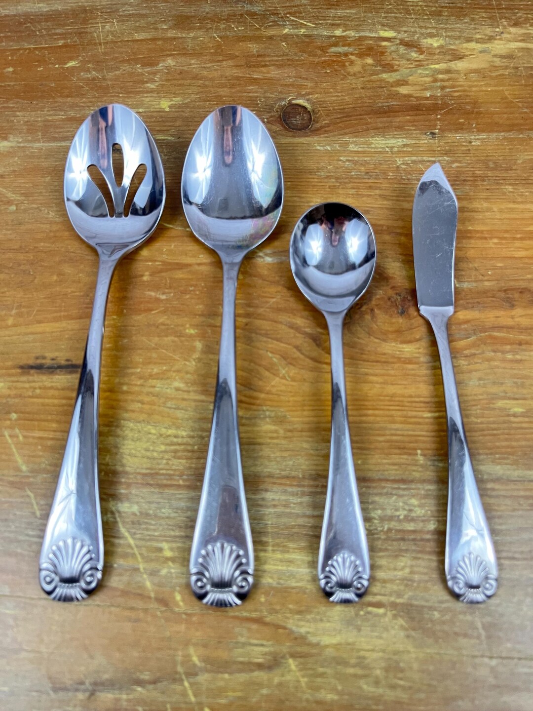 Vintage Flatware by Cellar Shell Tip Stainless Place Settings or ...