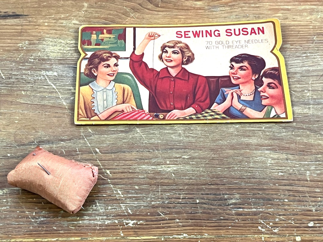 Vintage Sewing Susan Needle Packs and Emory Needle Cleaner - Etsy