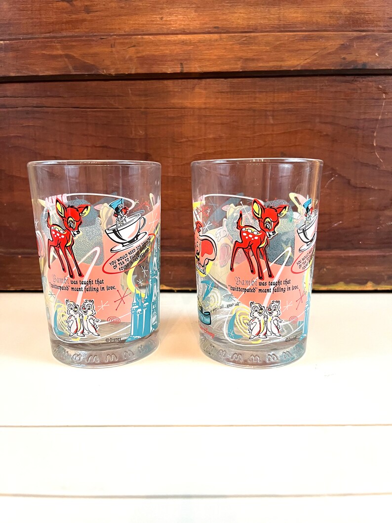 Retro Disney 100 Year Anniversary Drinking Pinocchio Bambi - Etsy