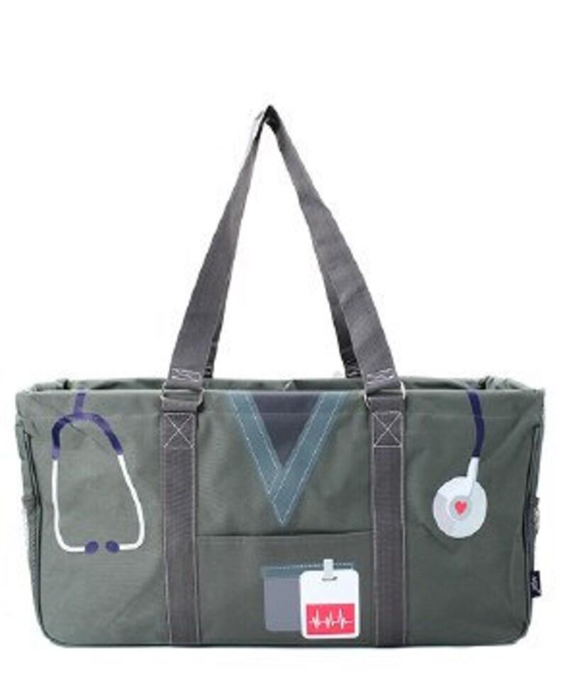 Canvas Nurse All Purpose Large Utility Bag With Free Monogram - Etsy