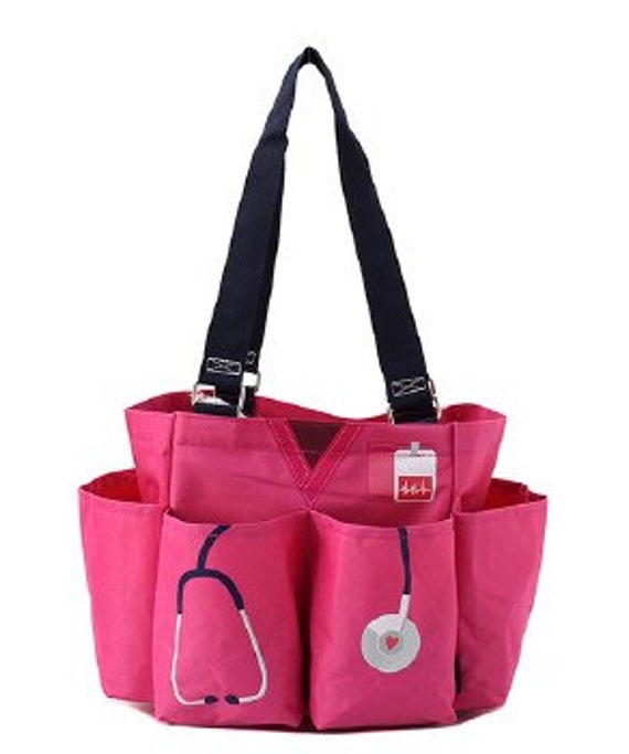 Canvas Nurse Caddy Utility Tote Bag With Free Monogram | Etsy