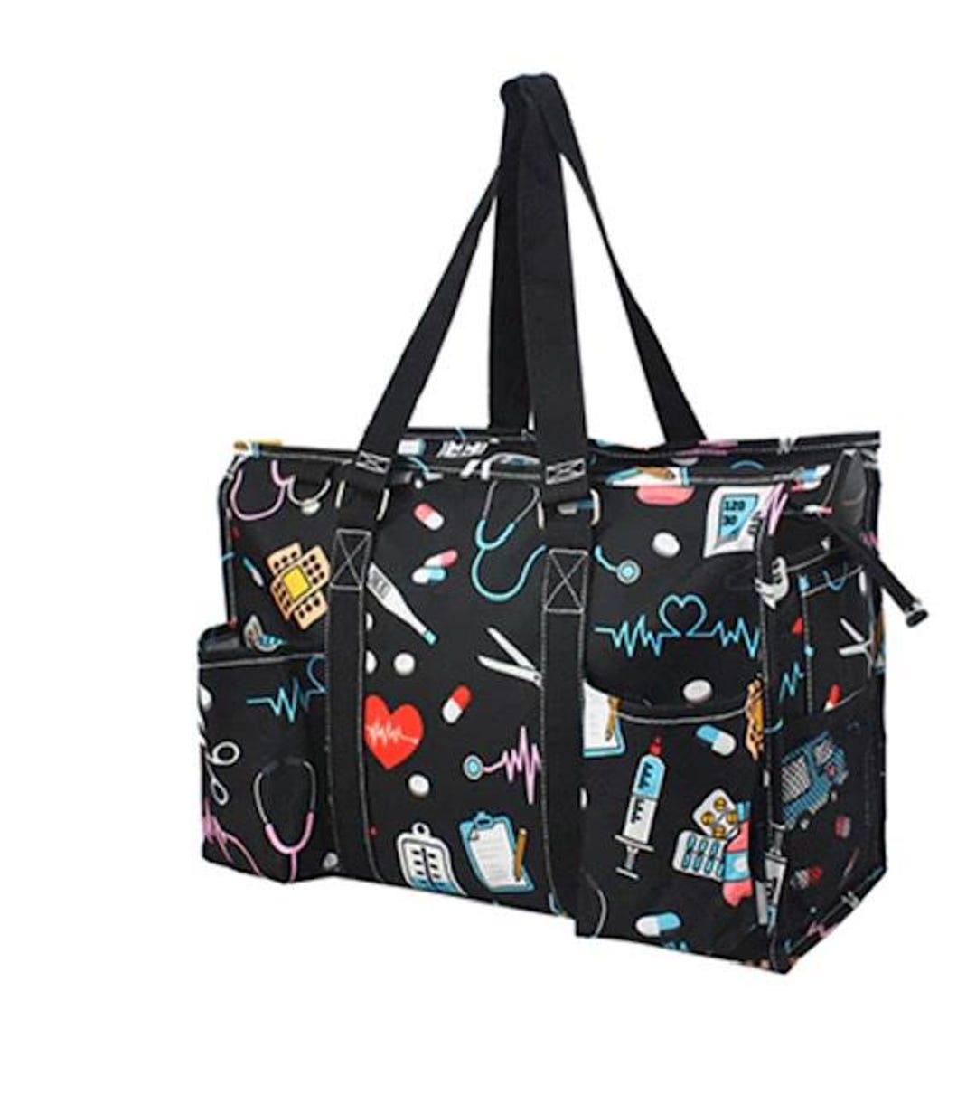 Groovy Nurse NGIL Zippered Caddy Organizer Tote Bag - Etsy