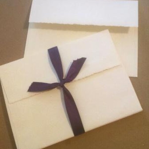 Deckled Edge Envelopes - Etsy