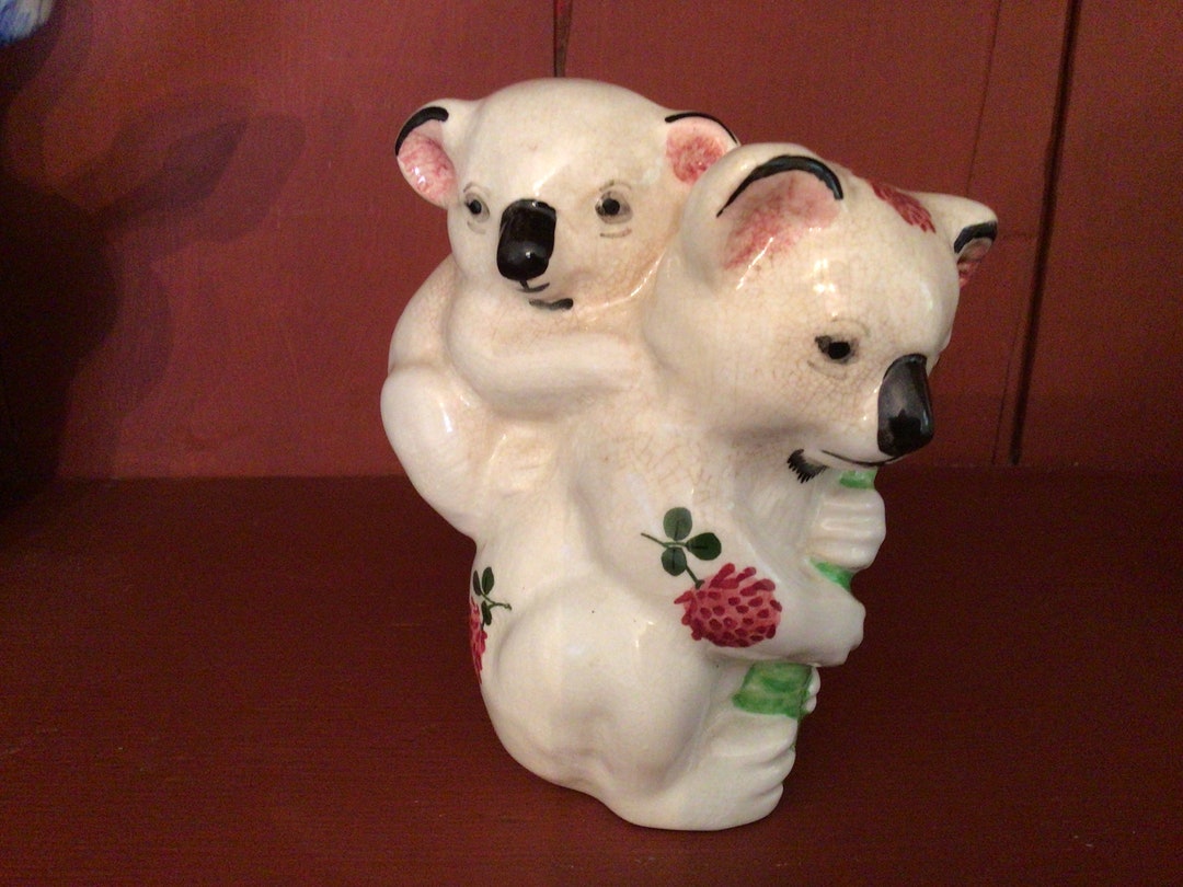 Plichta Pottery London England Koala Bears Thistle - Etsy